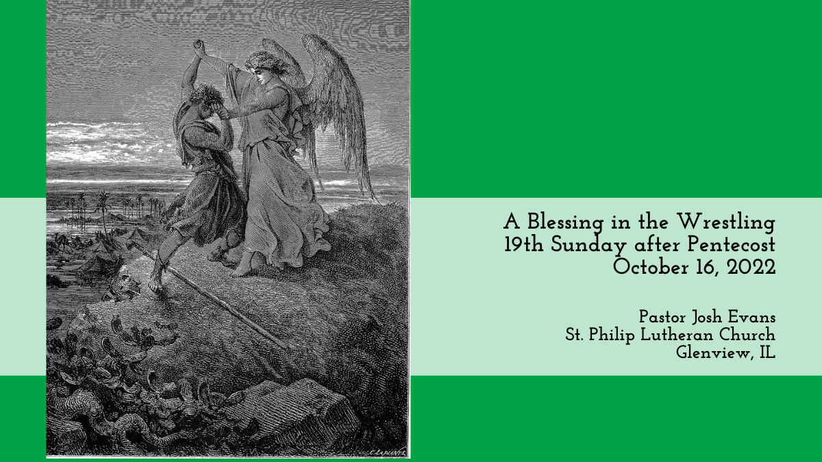 A Blessing in the Wrestling – Pastor Josh Evans